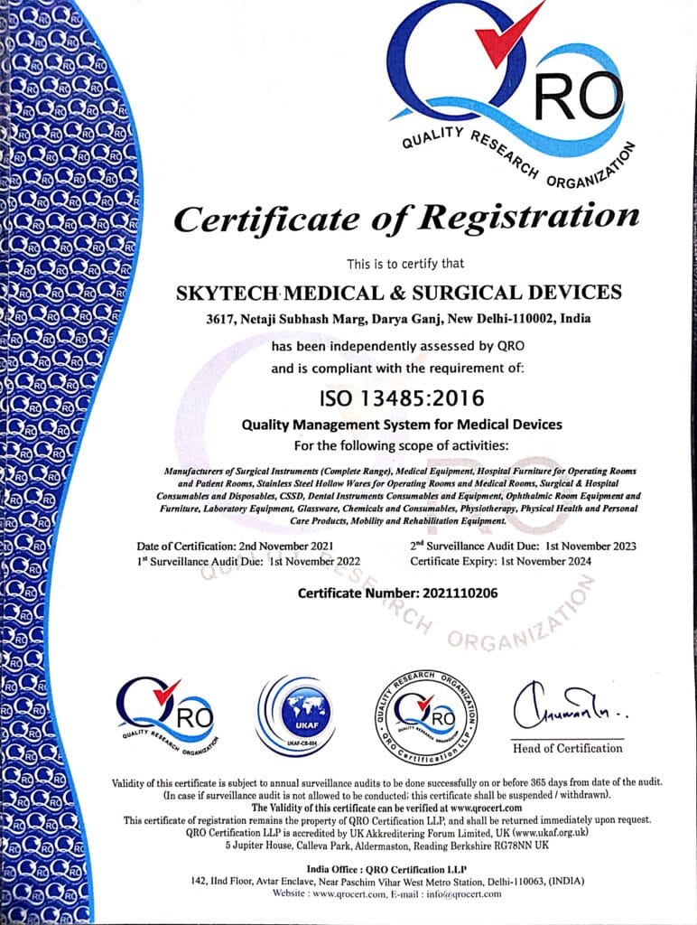 Certificate of Registration - Surgical Shoppe