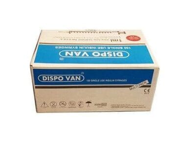 Dispo Van Insulin Syringe 1ml Unitpack - Surgical Shoppe