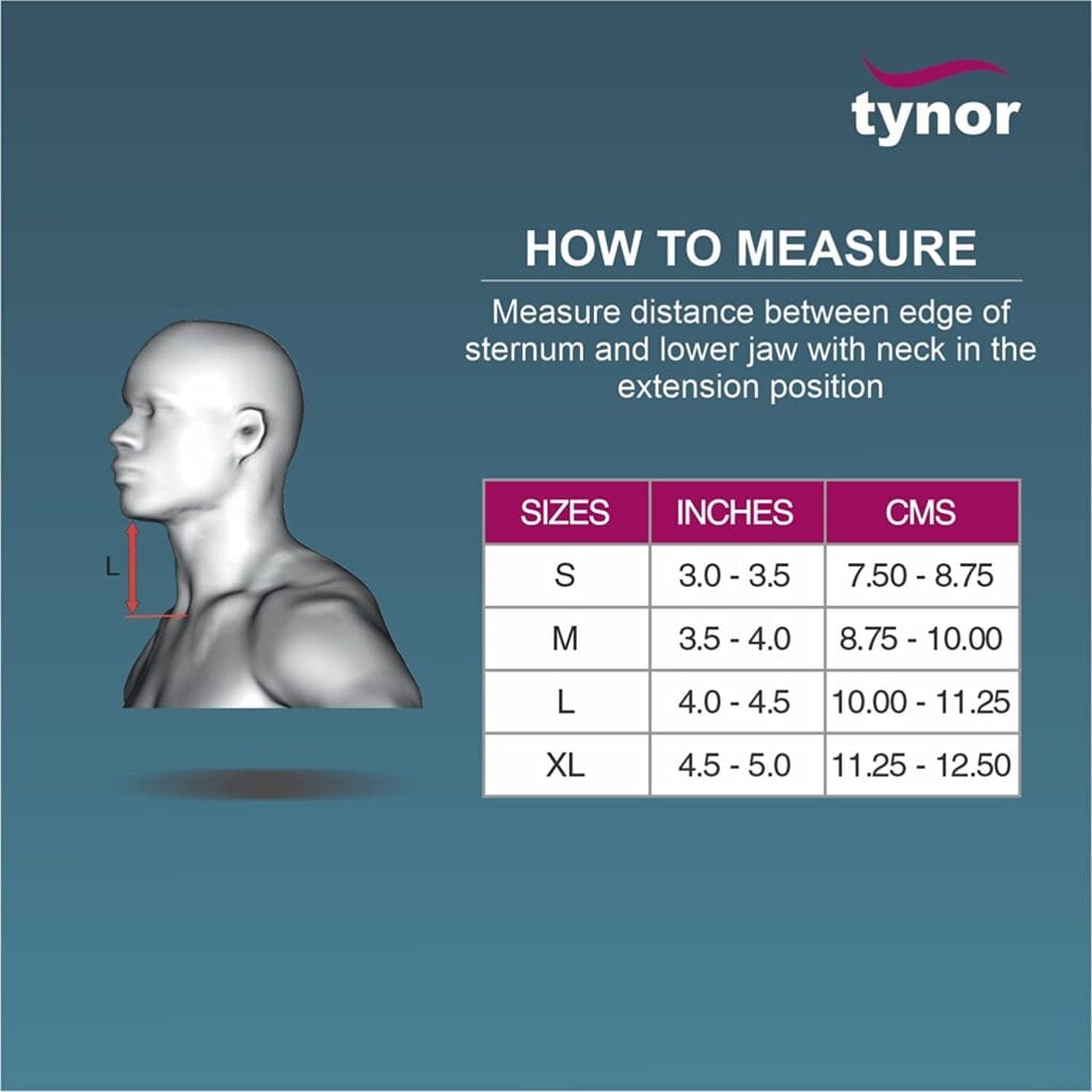 TYNOR CERVICAL COLLAR SOFT WITH SUPPORT (B 02) - Surgical Shoppe
