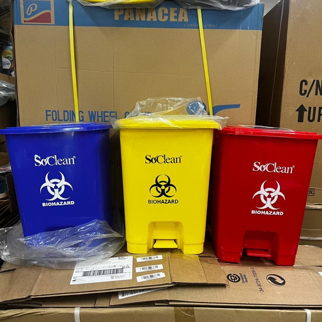 Bio Medical Waste Dustbin 15 Ltr (Pack Of 3) - Surgical Shoppe