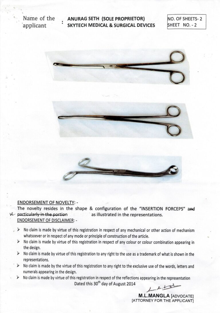 MODIFIED KELLY PLACENTAL/ PPIUCD FORCEPS (12inch) - Surgical Shoppe