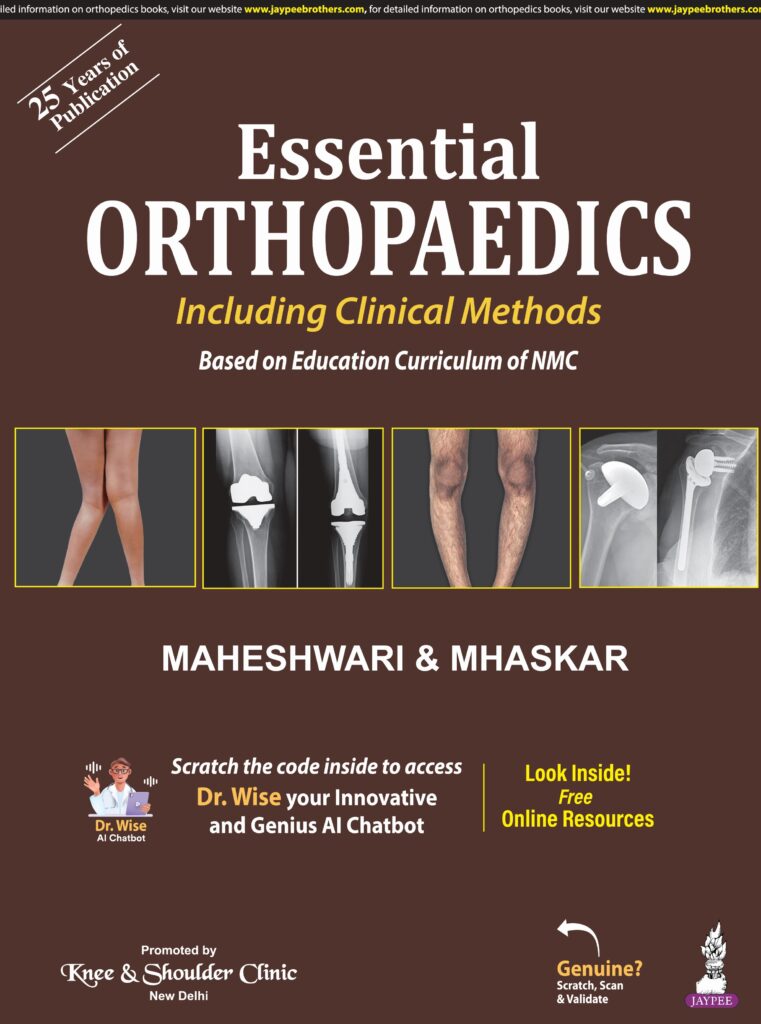 Buy Essential Orthopaedics by J Maheshwari and Mhaskar 2024